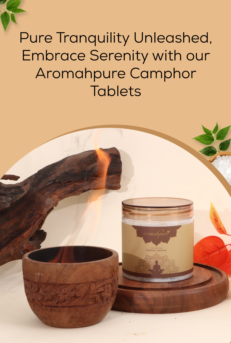 Buy 100% Pure Camphor Tablets, Kapoor for Pooja & Aromatherapy – Aromahpure