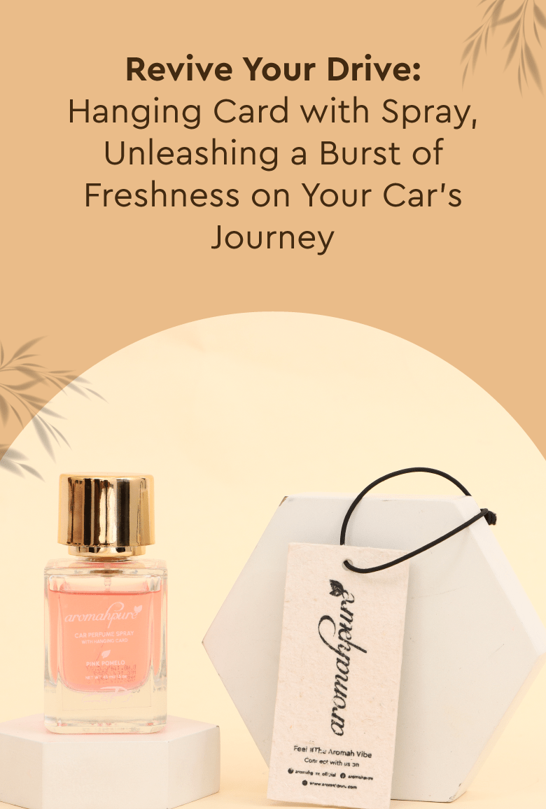 Buy Long Lasting Car Perfume Spray with Hanging Card – Aromahpure