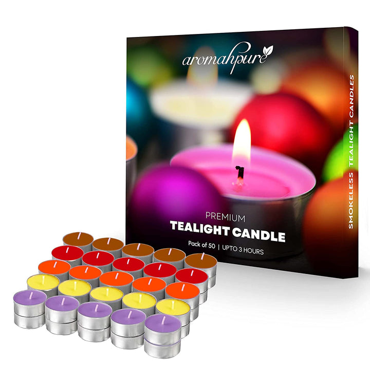 Best Scented & Soy Wax Tealight Candles | Long Lasting Burn – Aromahpure
